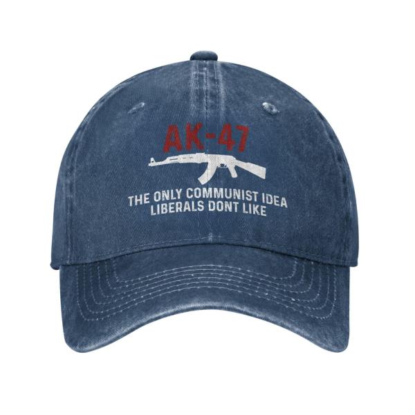 商品名:  Ak47 The Only Communist Idea Liberals Don't Like Hat Women Baseball Caps Adjustable Cap Navy Blueブランド: BOONTON商品サイ...