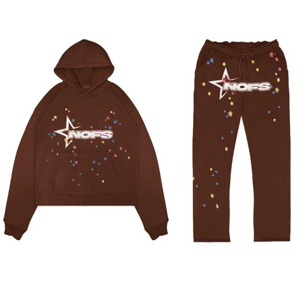 商品名:  Yoawdats Women's Casual 2 Piece Sweatsuits Fashion Long Sleeve Star Letter Print Hoodies Jogger Sweatpants Set Tra...