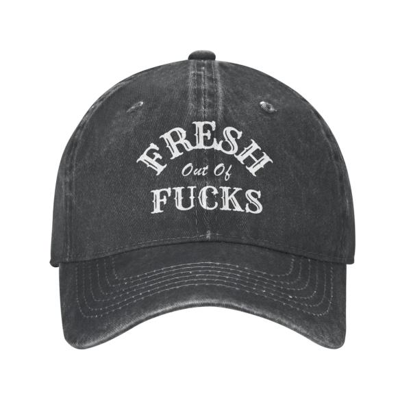 商品名:  Fresh Out of Fcks Hat Fresh Out of Fucks Trucker Hat Men Women Baseball Cap Adjustable Cowboy Hat Blackブランド: Trewr...