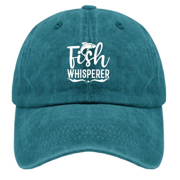 商品名:  JUSWEDO Fish Whisperer caps Womans hat Cyan Blue Womens Trucker hat Gifts for Dad Workout Hatブランド: JUSWEDO商品サイズ: O...