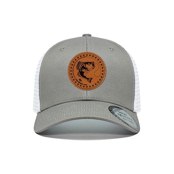 商品名:  Fishing Gifts for Men Women, Unique Fish Stuff Flag Trucker Hat for Fisherman Best Gift, Black/Greyブランド: DOEO JNSP...