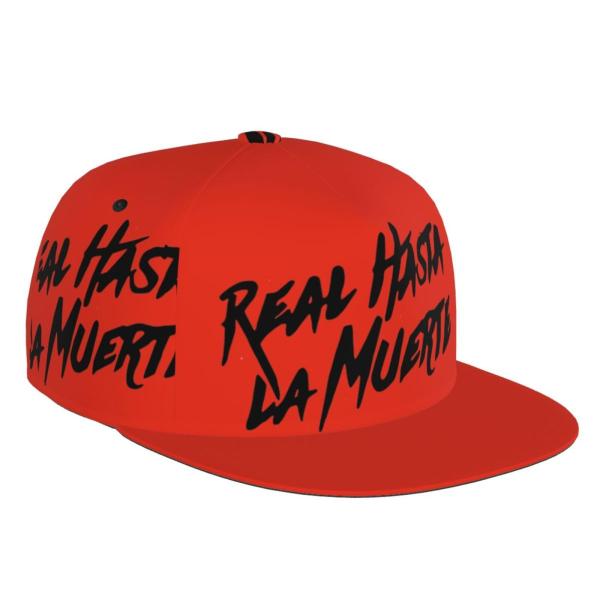 商品名:  TUNLEY Anuel Rapper AA Singer Hat Flat-Brimmed Baseball Cap Dad Ball Hat Snapback Hip Hop Cap for Men and Women Bl...