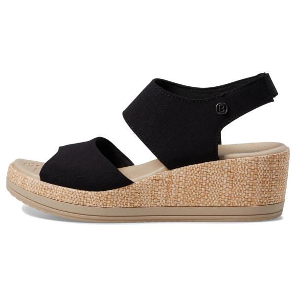 商品名: Bzeesレディースリビールウェッジサンダル。, ブラック, 24.5 BZees Womens Reveal Machine Washable Comfort Wedge Sandal Blackブランド: BZEES商品サイズ...