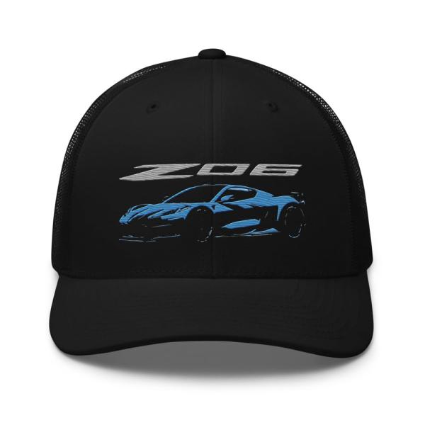 商品名:  2023 2024 Corvette Z06 C8 Rapid Blue Vette Drivers Trucker Cap Snapback hatブランド: JG Infinite商品サイズ: One Size重量: 109...