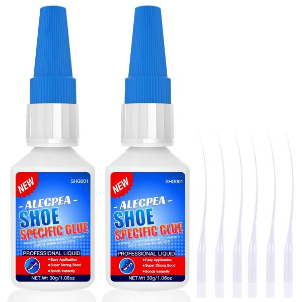 商品名:  ALECPEA 2Pack 30g Shoe Glue - Ultimate Strength Adhesive for for Soles Boots Sneakers Heels Hiking Shoes Leather H...