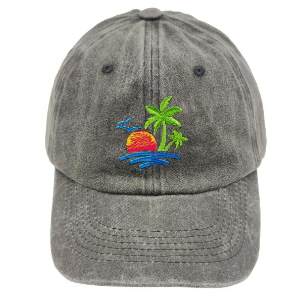 商品名:  FATTTYCY Beach Palm Tree Hat for Men Women Cotton Adjustable Embroidered Baseball Cap Hatsブランド: FATTTYCY商品サイズ: One...