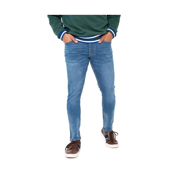 商品名:  RDL Skinny Jeans for Men - 5 Pocket Classic Denim Skinny Jeans Men Light Blueブランド: RDL商品サイズ: 38W x 30L高さ: 2.54cm横幅...