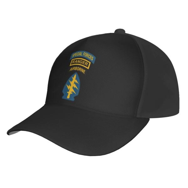 商品名:  Tavos Army - Special Forces Ranger Airborne Trucker Hat for Men - Baseball Snapback Cap Outdoors Blackブランド: Tavos高...