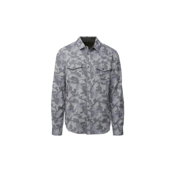 商品名:  Buffalo David Bitton Men's Long Sleeve Printed Button Down, Mirageブランド: Buffalo David Bitton商品サイズ: Large高さ: 32.3cm...