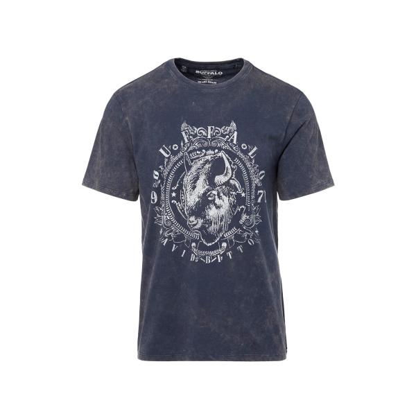 商品名:  Buffalo David Bitton Men's Short Sleeve Logo Tee, Midnight Blueブランド: Buffalo David Bitton商品サイズ: Medium高さ: 35.2cm横幅...