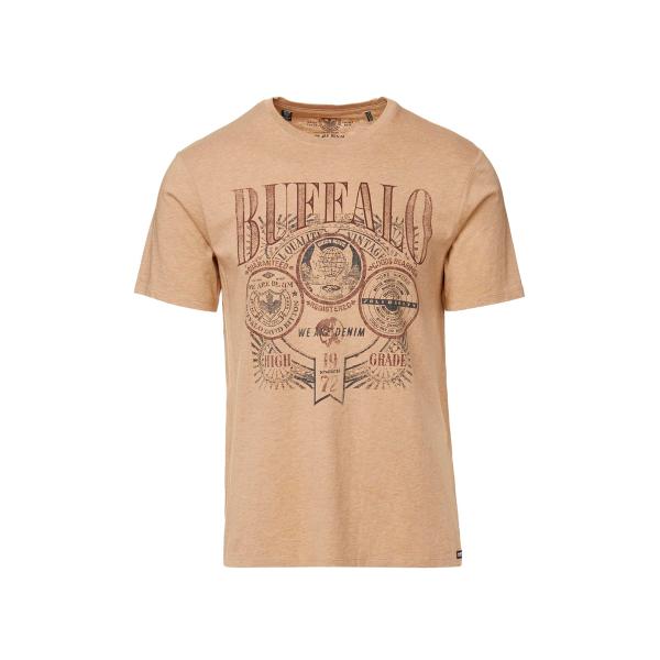 商品名:  Buffalo David Bitton Men's Short Sleeve Logo Tee, Tanninブランド: Buffalo David Bitton商品サイズ: X-Large高さ: 34.6cm横幅: 31.8...