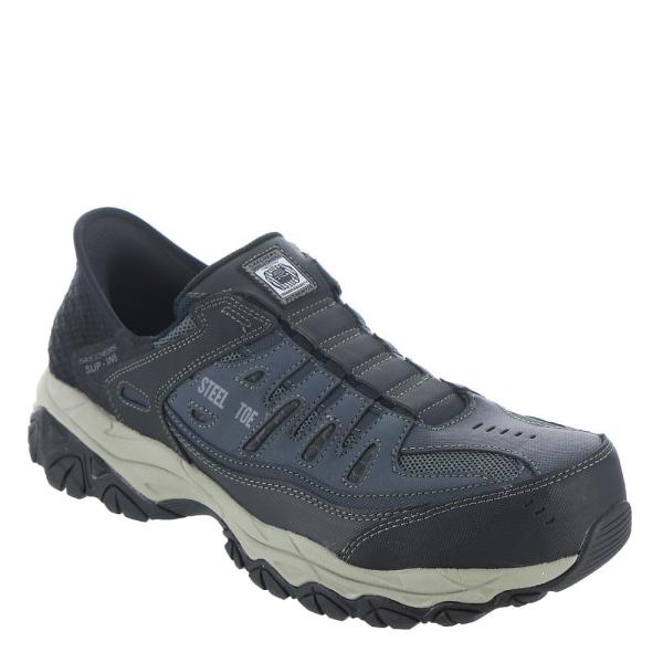 商品名: Skechers メンズ ハンズフリー スリップイン Cankton-Faison St インダストリアルシューズ, Nvy Gry, 10 Wide Skechers Men's Hands Free Slip-ins Cank...