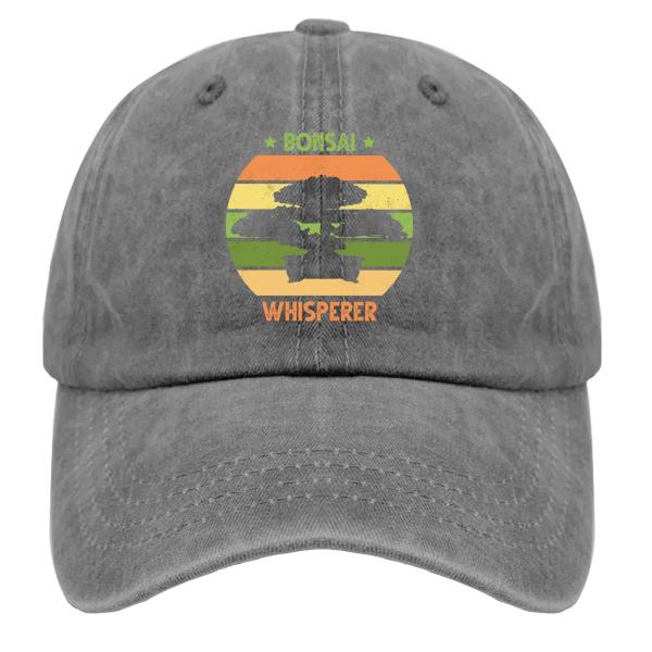 商品名:  ELKGEAR Bonsai Whisperer Baseball Cap Youth Golf Hat Pigment Gray Womens Baseball Hat Gifts for Grandma Workout Ha...