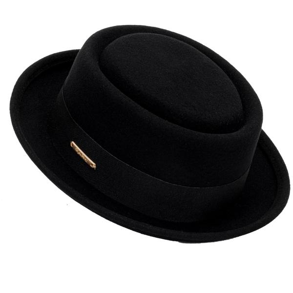 商品名:  Classic Wool-Felt Pork-Pie-Hat for Men-Women - Vintage Short Brim Church Derby Fedora-Hatブランド: UTOWO商品サイズ: Small-M...