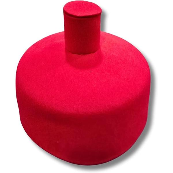 商品名:  Red Traditional Cap for Men/Red Cylindrical Cap/Kufi Cap/African Wedding Cap/Wool Kufi Hat/Red Cap for Men (US, Al...