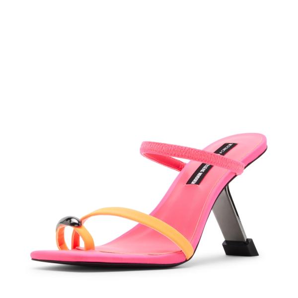 商品名: Steve Madden レディース ジェシカ リッチ ハリエット ヒールサンダル, ピンクマルチ, 24 Steve Madden Women's Jessica Rich Harriet Heeled Sandal, Pink...