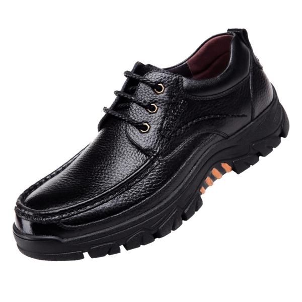 商品名:  Dad Shoes Business Leather Shoes Men's Soft Sole Middle-Aged and Elderly Casual Men's Shoes Breathable Men's Singl...