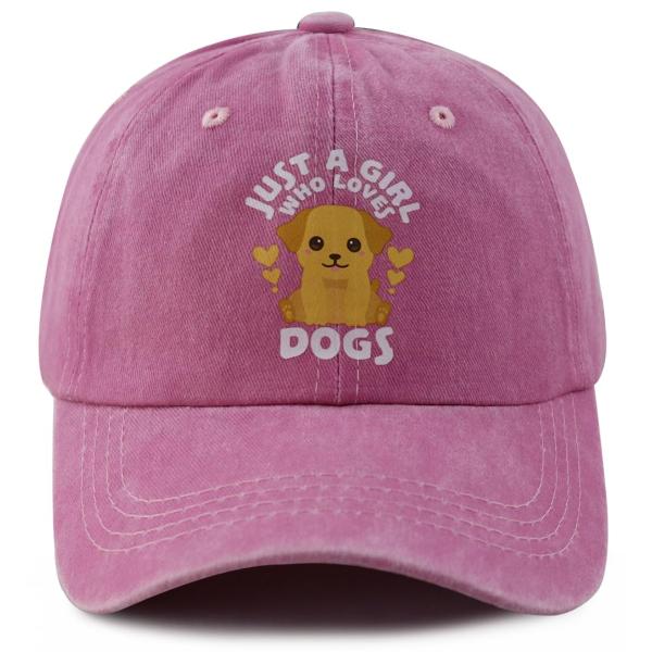 商品名:  Dog Gifts for Dog Lovers Girls Age 3-10, Cute Dog Decor Kids Hat, Adjustable Cotton Just A Girl Who Loves Dogs Tod...