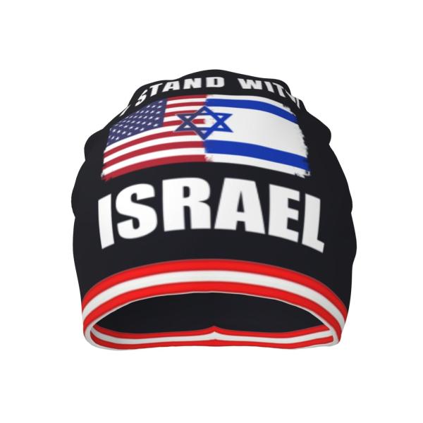 商品名:  Kkaingg Beanie,I Stand with Israel USA Flags Beanie Hat Women Slouchy Hat Warm Hats Men Knit Hat Skull Cap Hedging...