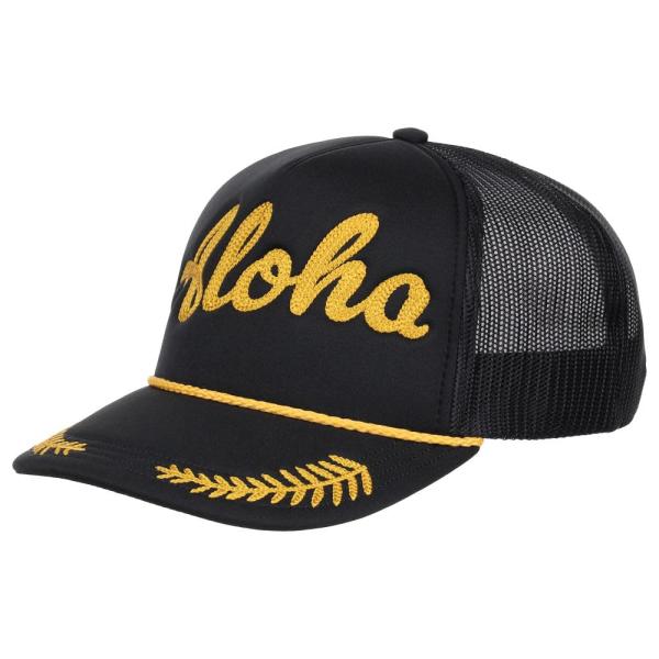 商品名:  Local Crowns Hawaii Captain Foam Trucker Adjustable Snapback Hat blk/glブランド: Local Crowns商品サイズ: One Size高さ: 43.5cm...