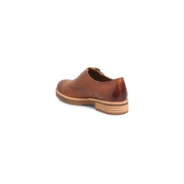 商品名:  Kork Ease Women's Cloetta Modern Monk Strap Shoe in Hand-Finished Italian Leather, Cushioned Suede Footbed, Tan (R...