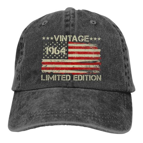 商品名:  60th Birthday Gifts for Men Women Hats Vintage 1964 Shirt Hat Black Baseball Capブランド: TXKGYK商品サイズ: One Size高さ: 18....