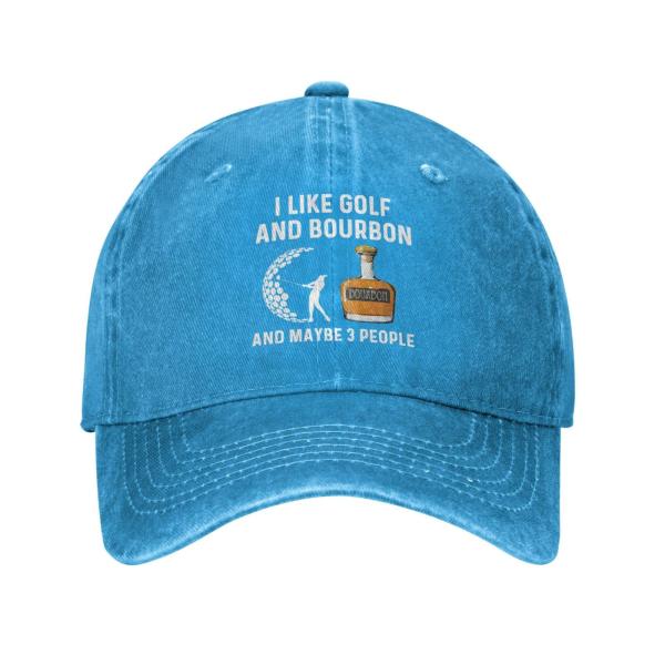 商品名:  BEIXBE I Like Golf and Bourbon and Maybe 3 People Hat Women Dad Hats Adjustable Hat Blueブランド: BEIXBE商品サイズ: One Siz...