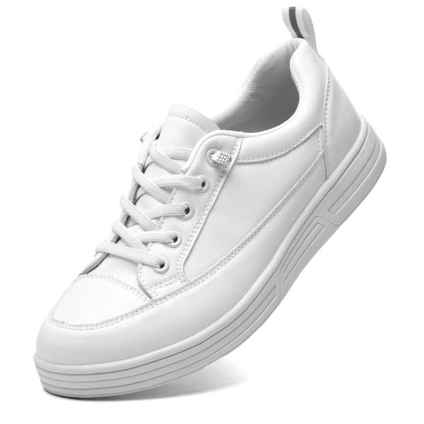 商品名:  V-Janiffy Women's White Non Slip Work Shoes, White Food Service Slip Resistant Work Shoes, White Women's Nursing S...