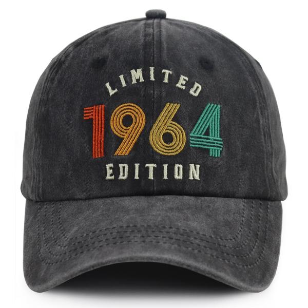 商品名:  60th Birthday Gifts for Women Men, 60th Birthday Hat, 60 Year Old Gifts for Dad Mom Grandpa Grandma, Limited 1964 ...