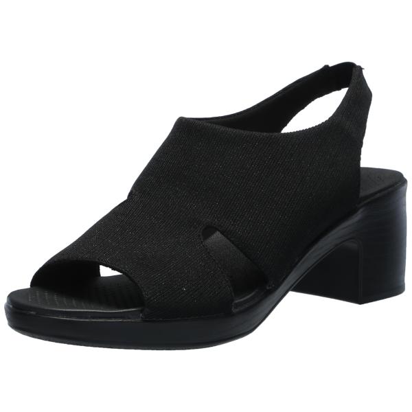 商品名: BZees レディース Eden スリングバック ストラップサンダル ヒール, ブラックファブリック, 9 BZees Womens Eden Slingback Strappy Sandals Black Fabric 9 Mブ...