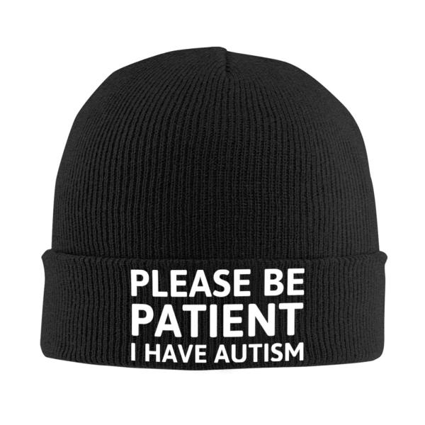 商品名:  Kkaingg Please Be Patient I Have Autism Beanie Hat Women Warm Knit Hat Men Slouchy Skull Cap Knitted Hat Hedging H...