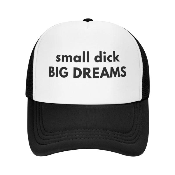 商品名:  Small Dick Big Dreams Baseball Hats for Men Women Adjustable Trucker Hat Blackブランド: Generic商品サイズ: One Size重量: 104g...