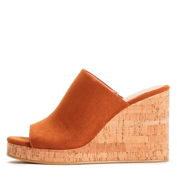 商品名:  JustFab, Womens Shoes, Anaya Cork Wedge Slip-On Open Toe Platform Sandal, Camel, 7ブランド: JustFab商品サイズ: 7高さ: 11cm横幅:...