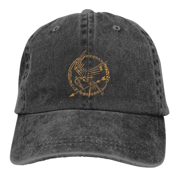 商品名:  The Movie Hunger and Games Hat Cap Classic Adjustable Washable Denim Hat Fashion Cool Baseball Hat Casquette Black...