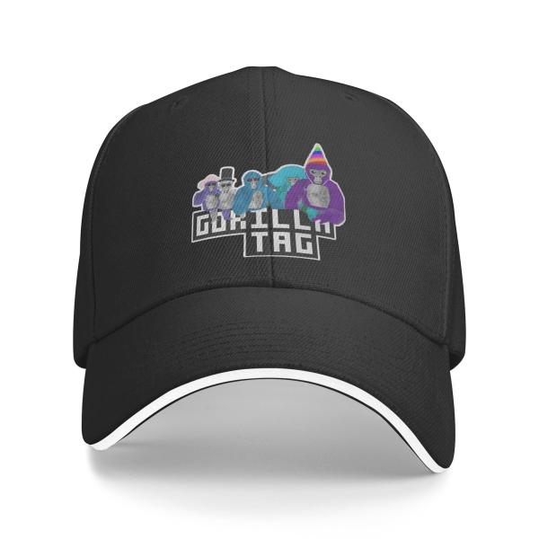 商品名:  Gorilla Tag Baseball Cap Golf Dad Hat Truck Hat Adjustable Hats for Men Women Blackブランド: Rompe商品サイズ: Medium商品番号: 色...