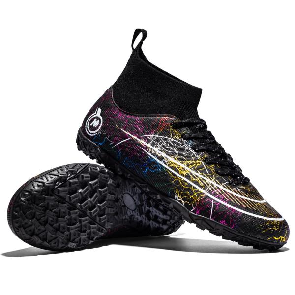 商品名:  Kids Soccer Shoes Indoor Futsal TURF Youth Soccer Cleats Boys TF High-Top Football Boots for Training Outdoor Indo...