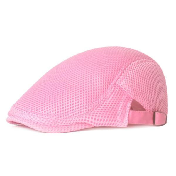商品名:  Eforcase Newsboy Cap Mesh Flat Cap Breathable Driving Hat Cabbie Cap Adjustable Berets Summer Cap for Men Women Pi...