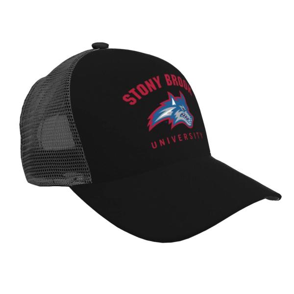 商品名:  Stony Brook University Mesh Baseball Hat Golf Sun Capsfishing Dad Hats Adjustable for Men Women Blackブランド: ESITIT商...