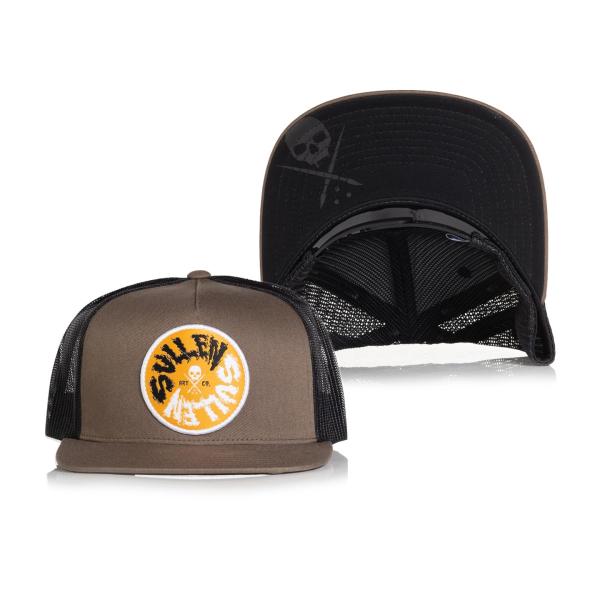 商品名:  Sullen Spun Out Snapback Tattoo Lifestyle Graphic Art Lowrider Trucker Hat (US, Alpha, One Size, Quicksand/Black)ブ...