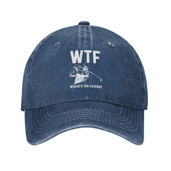 商品名:  Ositerpz WTF Where's The Fairway Hat for Men Baseball Hat Fashionable Hats Navy Blueブランド: Ositerpz商品サイズ: One Size高...