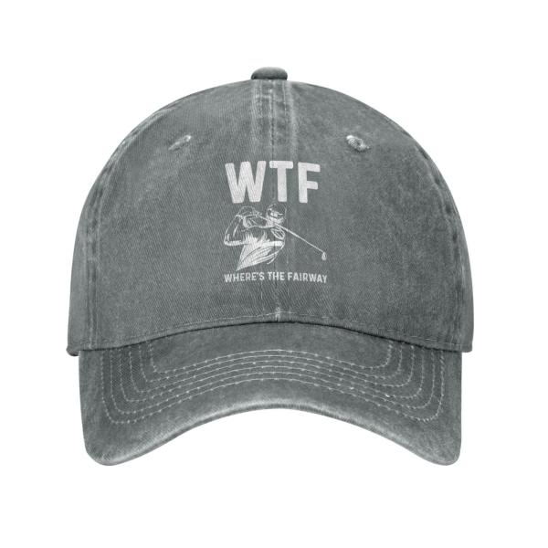 商品名:  Ositerpz WTF Where's The Fairway Hat Women Baseball Caps Trendy Cap Grayブランド: Ositerpz商品サイズ: One Size高さ: 1.778cm横幅...