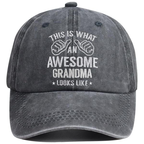 商品名:  Grandma Gifts from Grandson Granddaughter, Grandma Hats for Women, Mothers Day Birthday Mom Gift, Adjustable Embro...