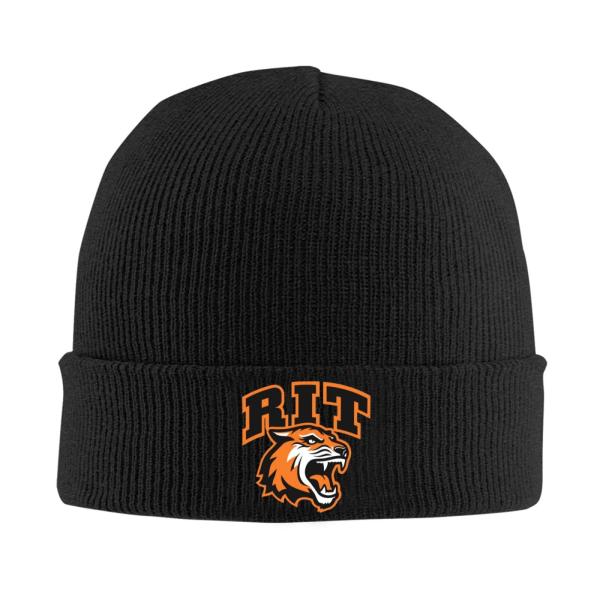 商品名:  Rochester Institute of Technology Logo Beanie Hat for Men and Women Winter Warm Hats Knit Slouchy Thick Skull Cap ...