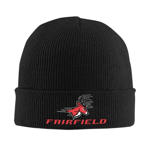 商品名:  COKYIS Fairfield University Logo Beanie Hat for Men and Women Winter Warm Hats Knit Slouchy Thick Skull Cap Blackブ...