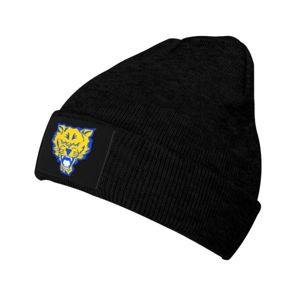 商品名:  Fort Valley State University Logo Wool Cap for Men and Women Lined Knit Warm Hats Cool Hat Warm Outdoor Hat Blackブ...