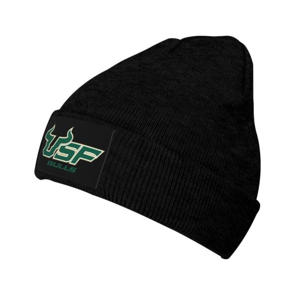 商品名:  ESITIT Clipart USF Bulls Logo Wool Cap for Men and Women Lined Knit Warm Hats Cool Hat Warm Outdoor Hat Blackブランド:...