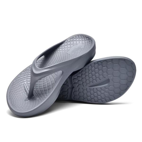 商品名:  BUKRUFA Flip Flops Sandals Women Men Shower Slippers Arch Support Recovery Slides Cloud Pillow Slippers Orthopedic...