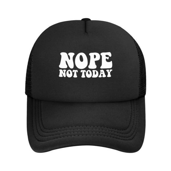 商品名:  DAIWOFEI Nope Not Today Adjustable Trucker Hat Vintage Baseball Cap for Men Women Blackブランド: DAIWOFEI商品サイズ: One Si...