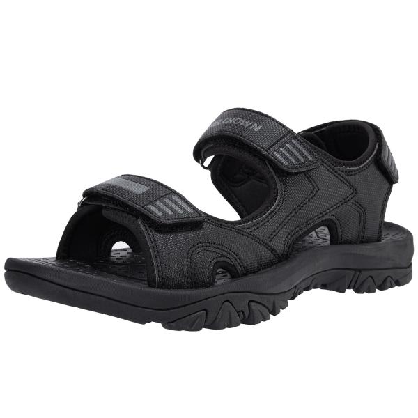 商品名: CAMEL CROWN 快適なハイキングサンダル メンズ 防水 スポーツ アスレチックサンダル ウォーキングウォーター用 アーチサポート付き, ブラック-0047, 9.5 CAMEL CROWN Comfortable Hiki...