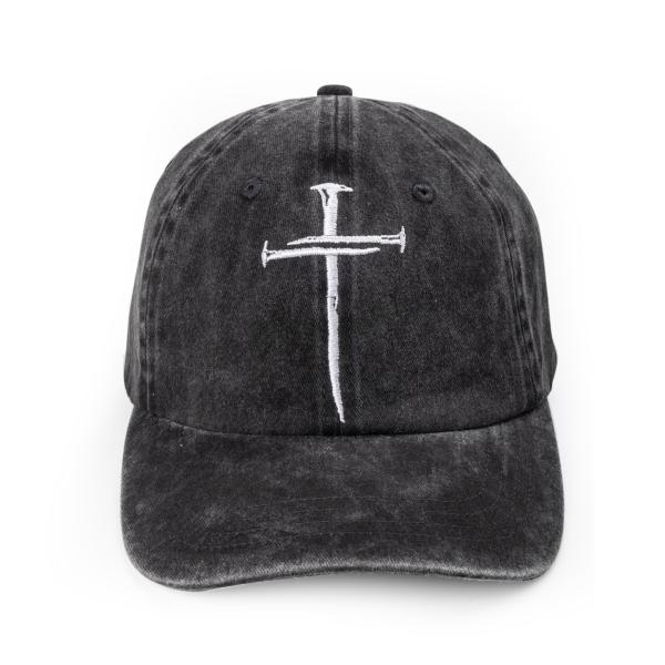 商品名:  AmerTac Jesus Baseball Hat Religious Gifts for Women Men Distressed Washed Cotton Adjustable Embroidered Nail Cros...